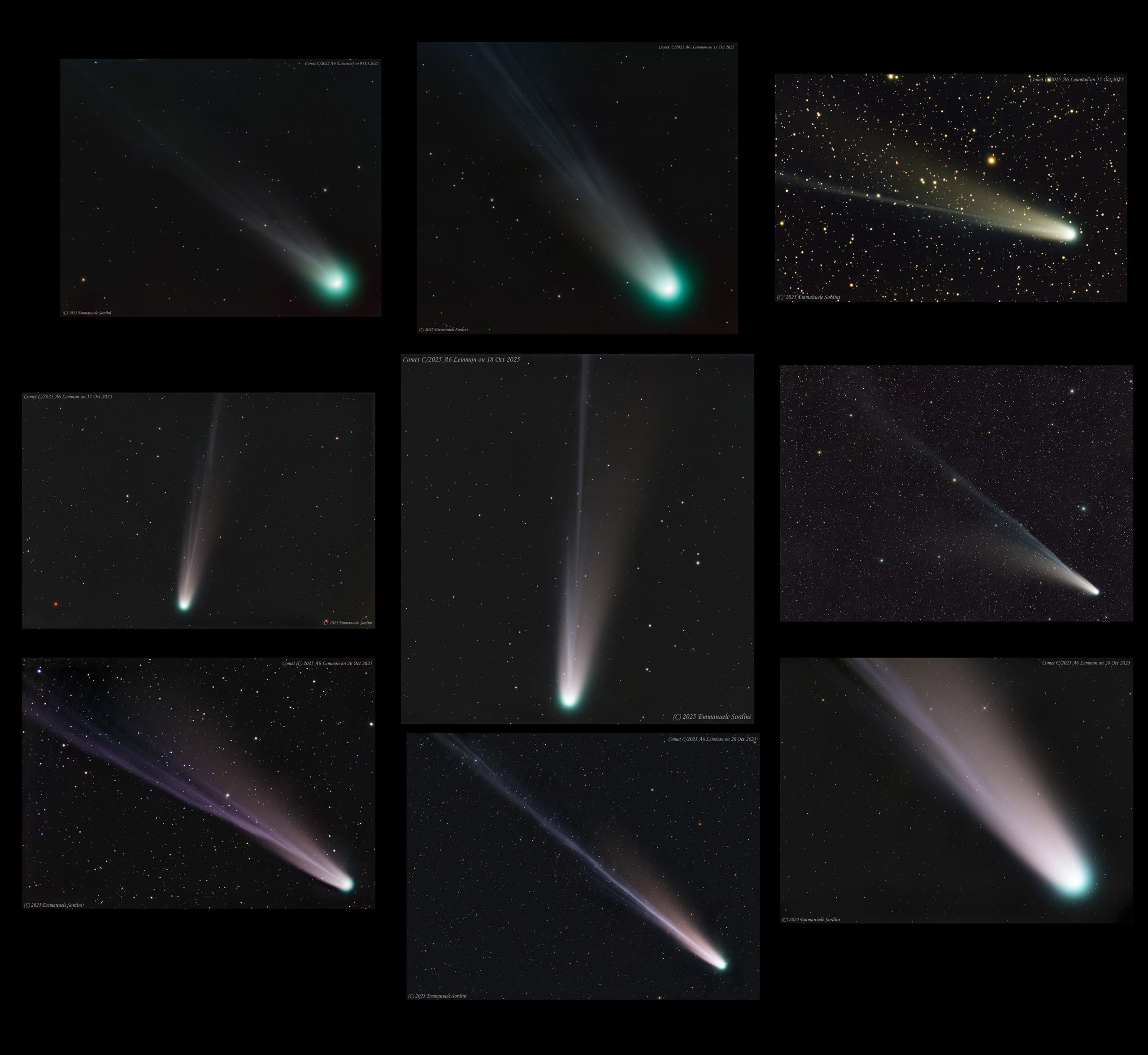 Comet Lemmon's full show - Emmanuele Sordini – Astronomy and ...